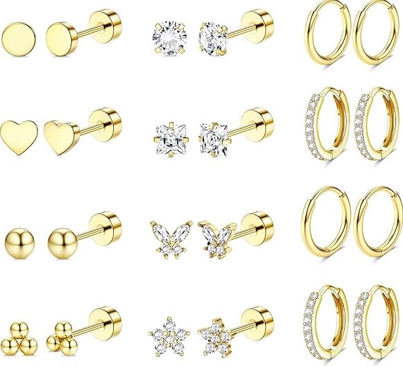 5 Best Flat Back Earrings for Comfort with Style